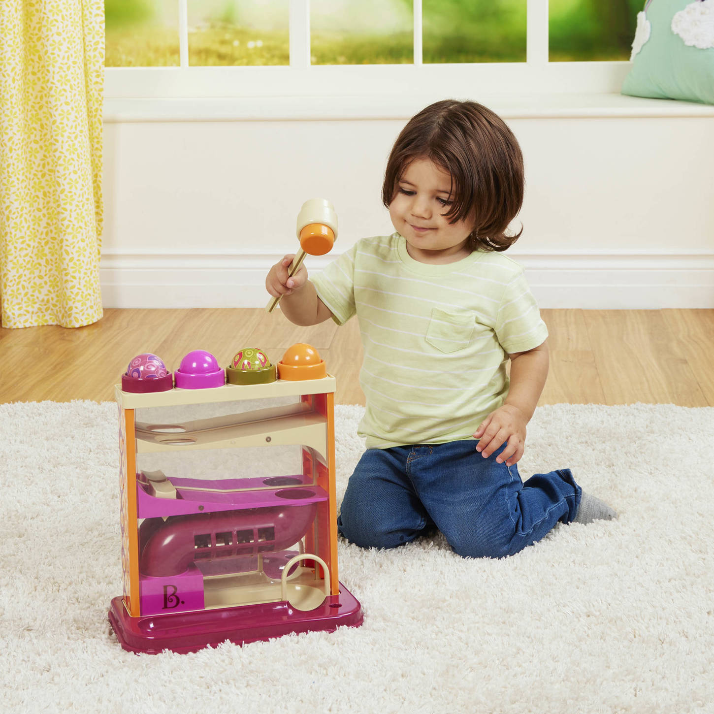 B.Toys™ Whacky Ball lustrzany kulodrom z młotkiem – 3kiwi.pl® Wrocław